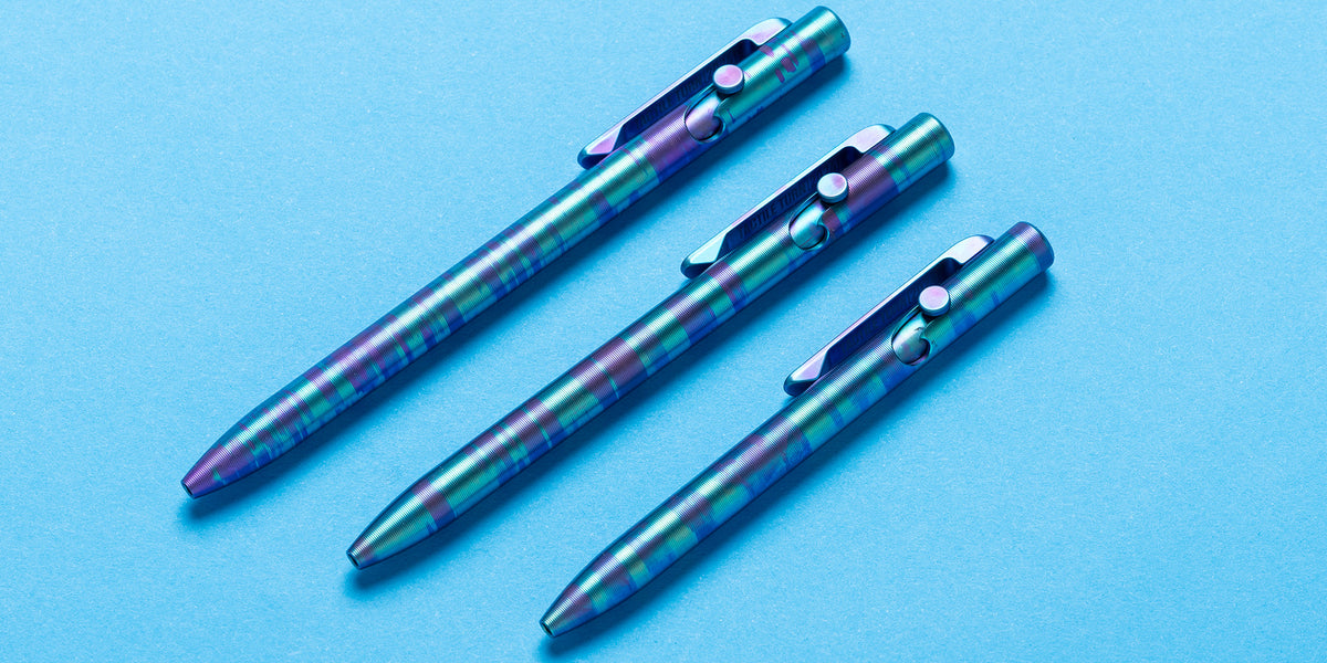 Scumbling Slim Bolt Action Pen – Tactile Turn