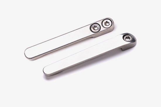 Milled Titanium Clip – Tactile Turn